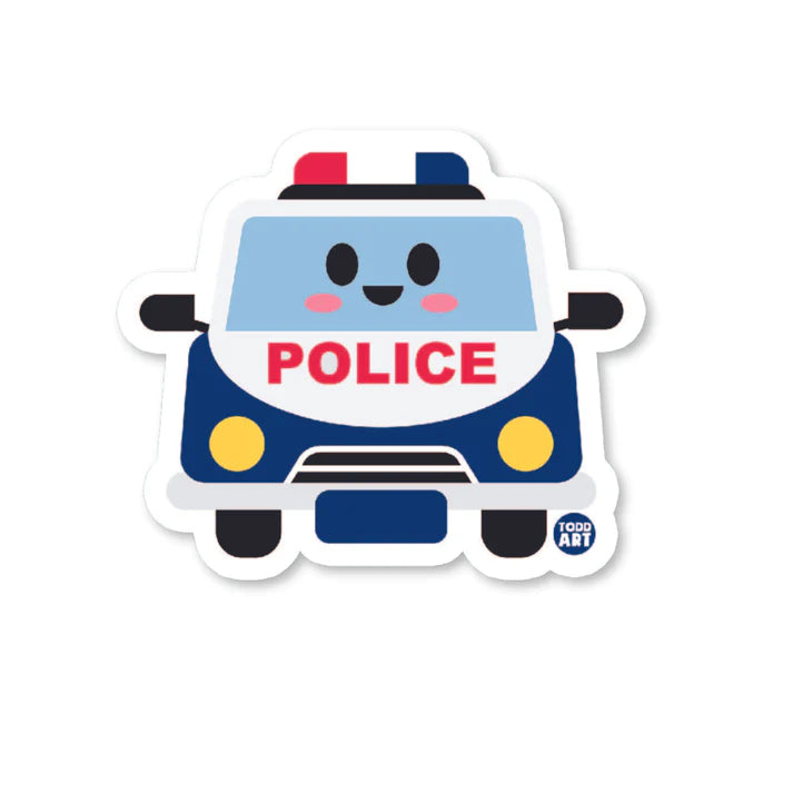 Police Car Sticker – LILYMAES